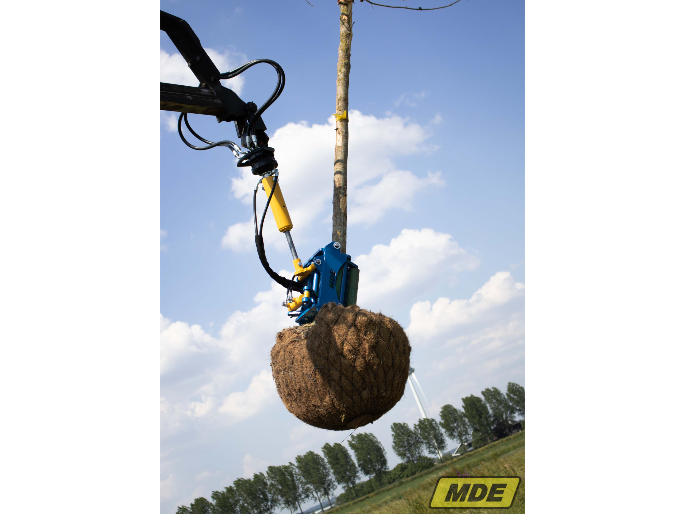 MDE Tree loading clamp 10-40 for avenue trees