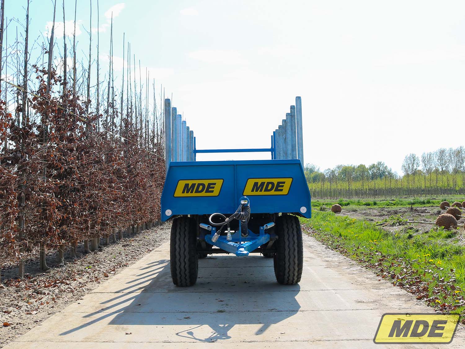 MDE Tree transport trolley BTW4x0, Robust and Efficient Tree Transport