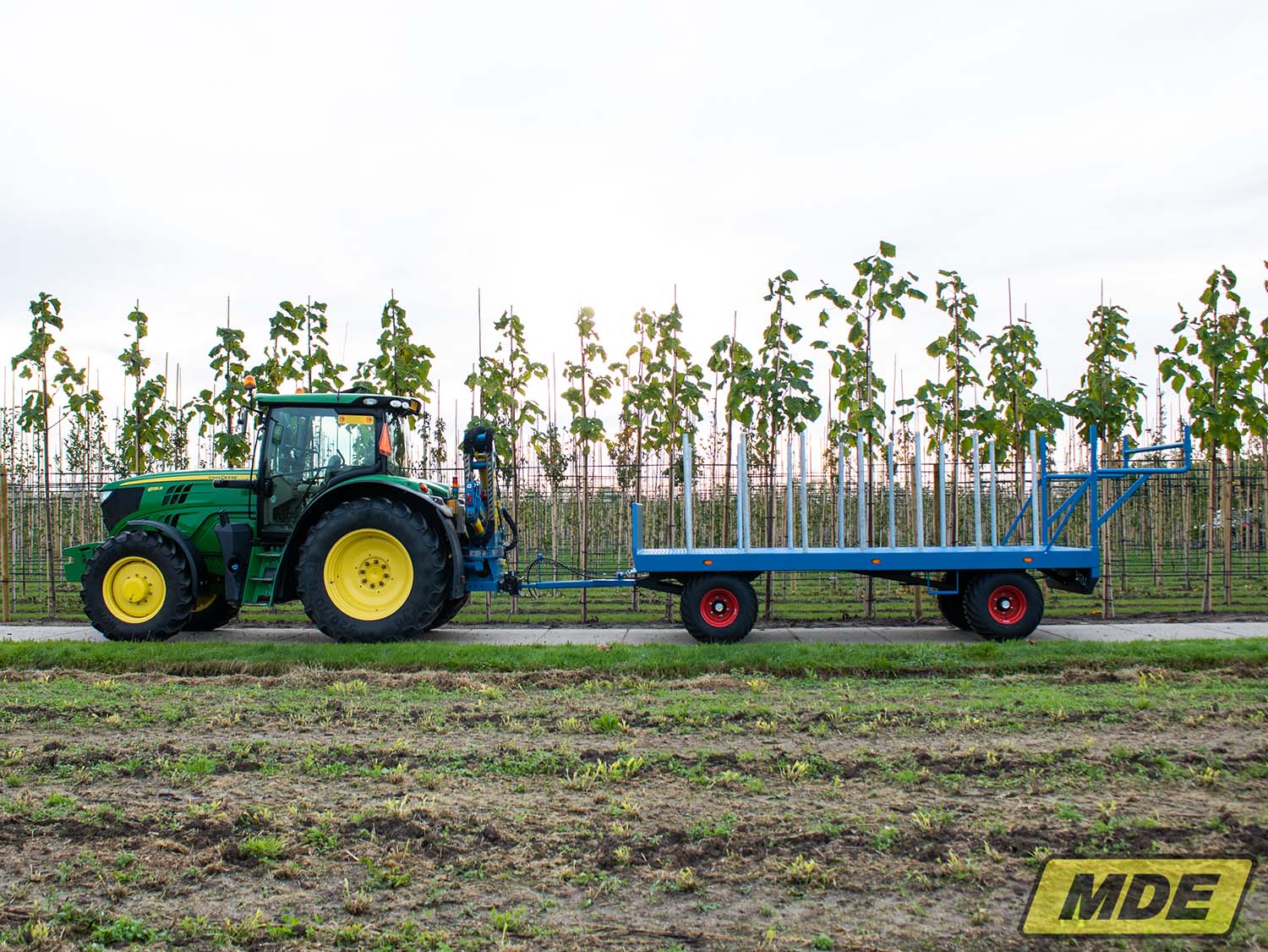 MDE Tree transport trolley BTW4x0, Robust and Efficient Tree Transport