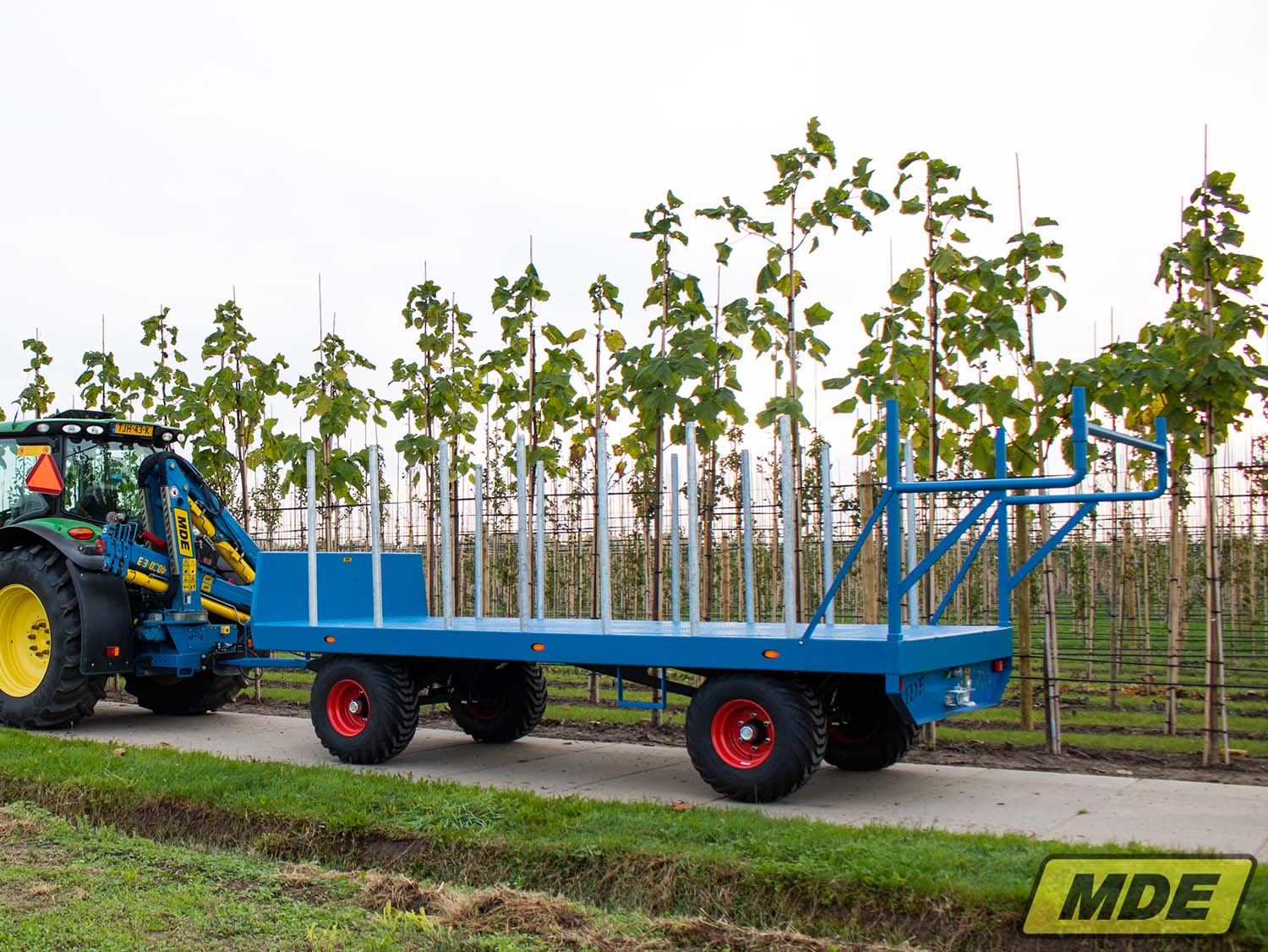 MDE Tree transport trolley BTW4x0, Robust and Efficient Tree Transport