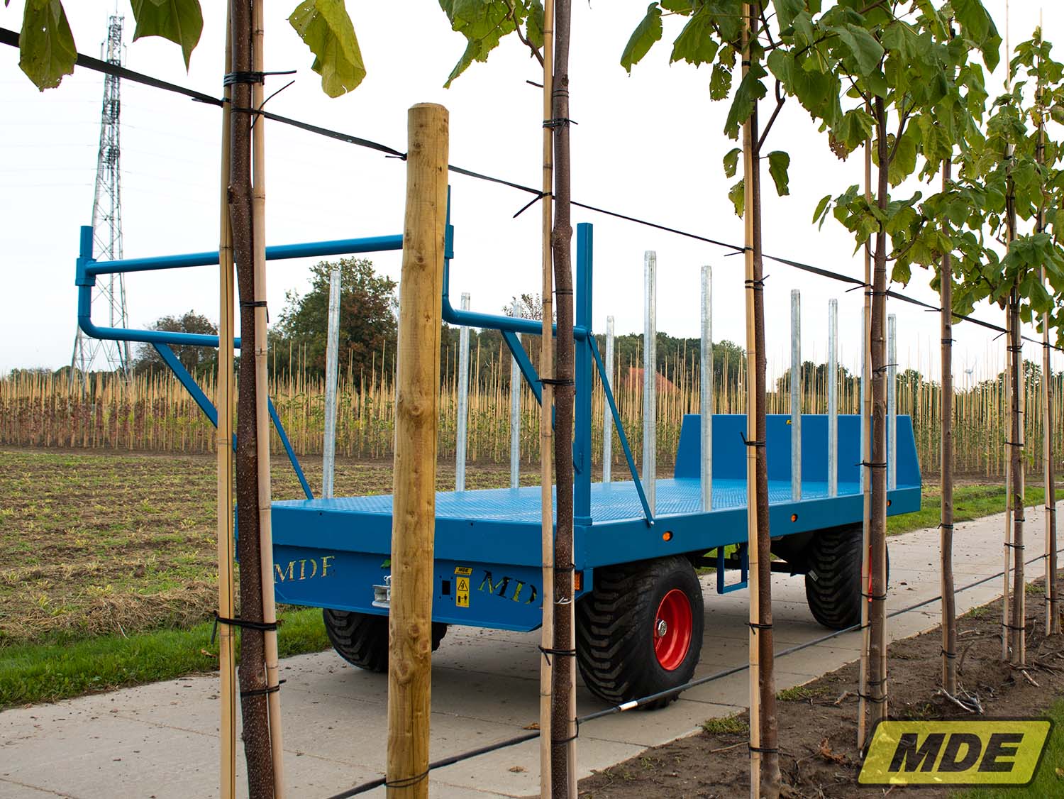 MDE Tree transport trolley BTW4x0, Robust and Efficient Tree Transport