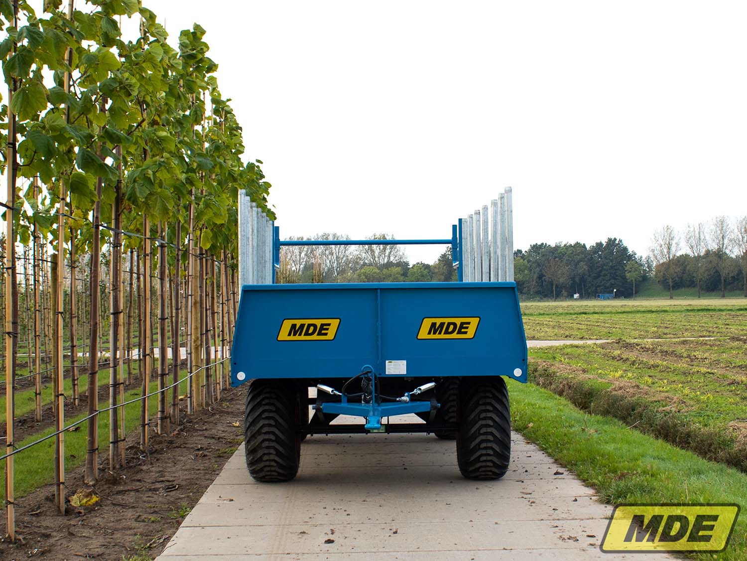 MDE Tree transport trolley BTW4x0, Robust and Efficient Tree Transport