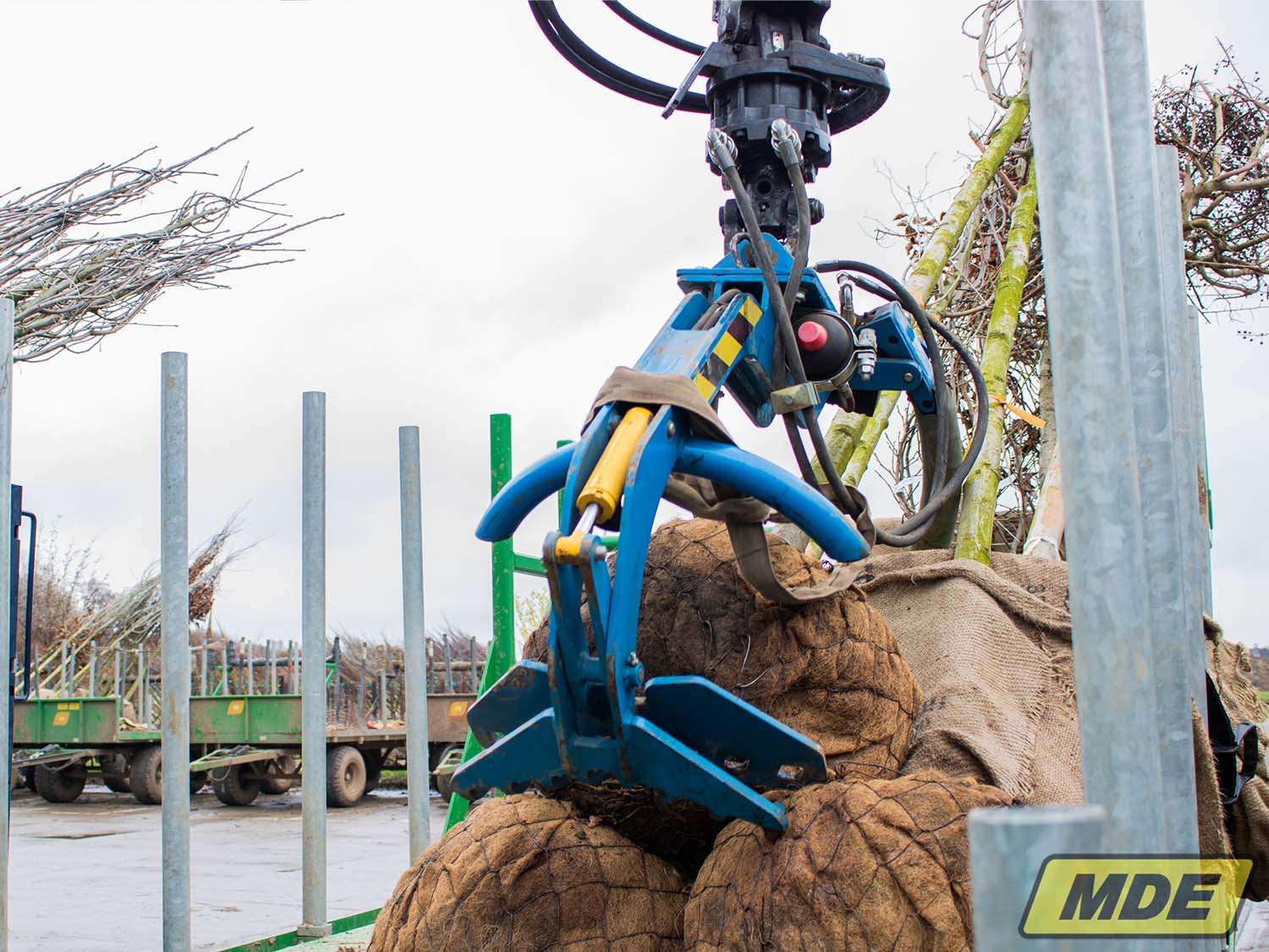 MDE Tree Loading Clamp | Loading Trees | MDE Machinebouw