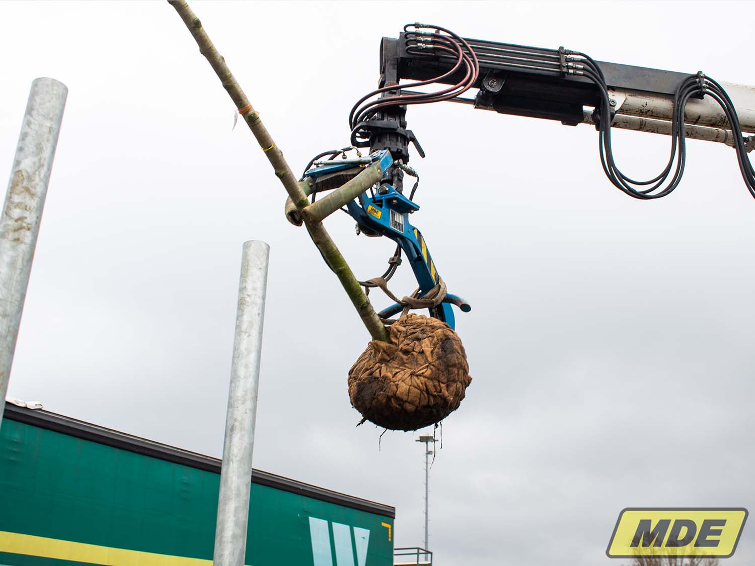 MDE Tree Loading Clamp | Loading Trees | MDE Machinebouw