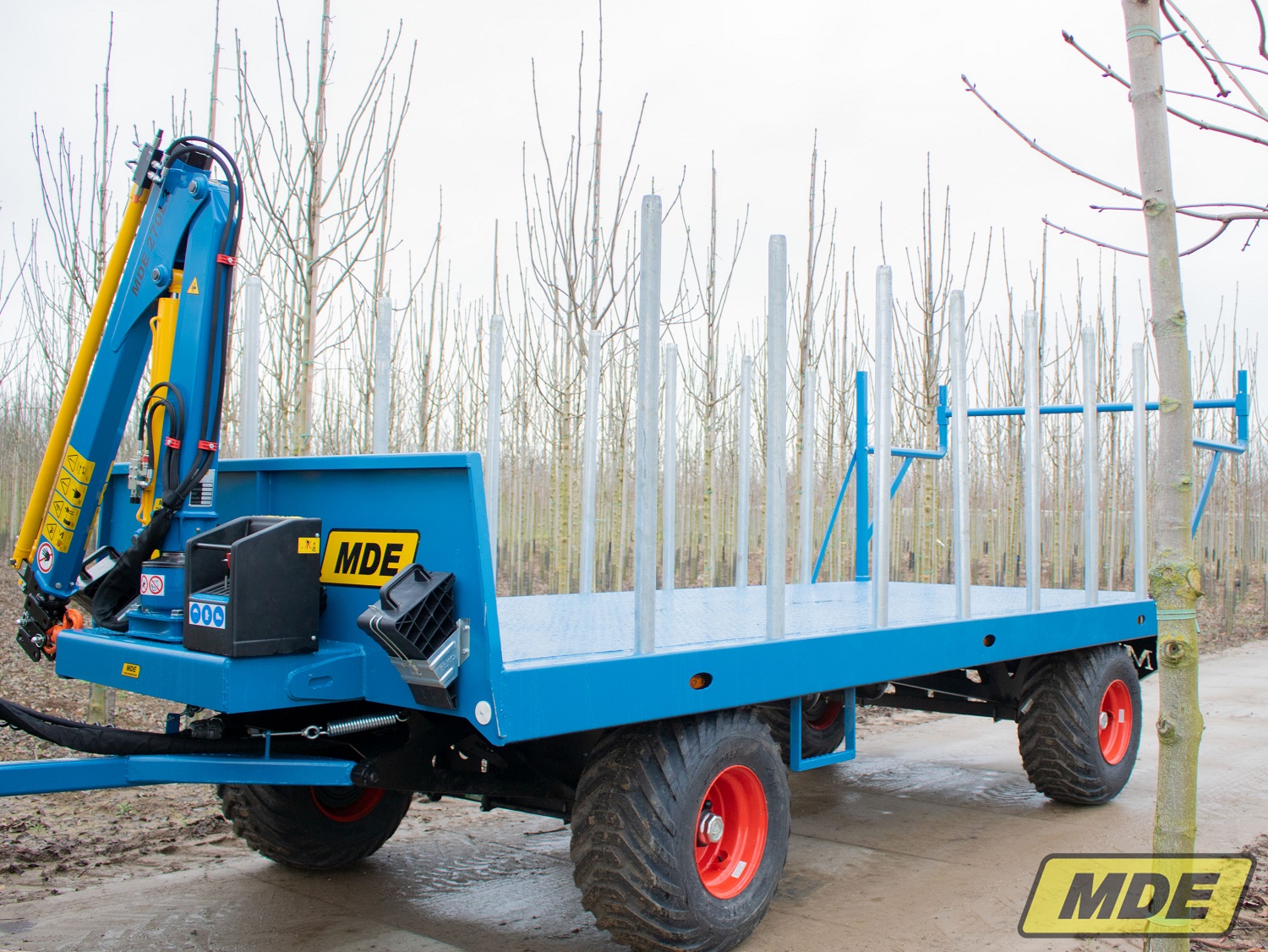 MDE Tree transport trolley BTW4x0, Robust and Efficient Tree Transport